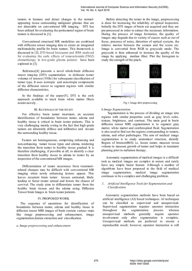 Segmentation Of Diffusion Tensor Brain Tumor Images Using Fuzzy C Means Clustering Pdf