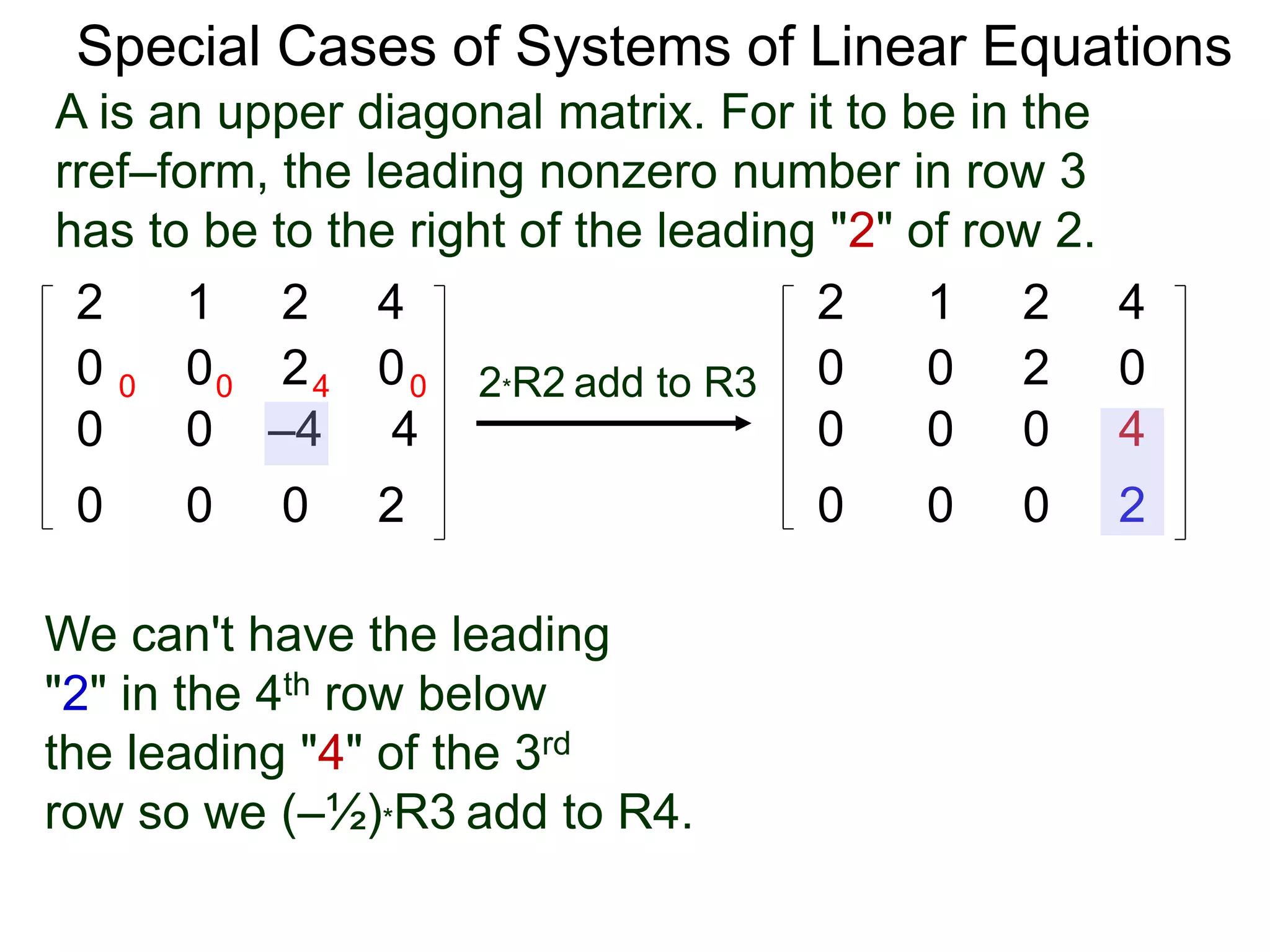 35 Special Cases System of Linear Equations-x.pptx | Physics | Science
