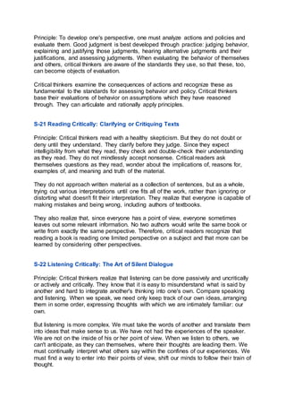 35 strategies for critical thinking | DOCX