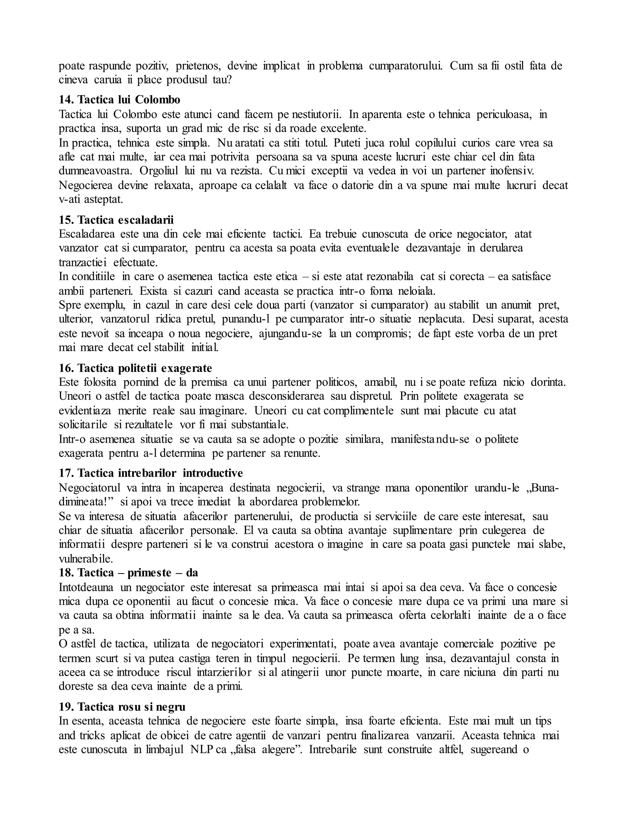 35 tehnici de_negociere | PDF