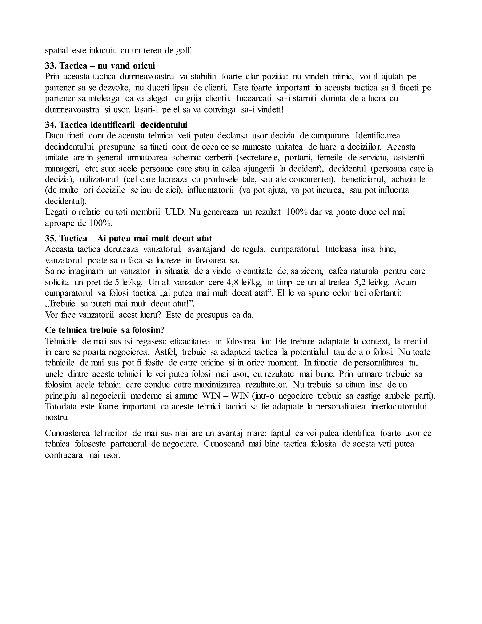 35 tehnici de_negociere | PDF