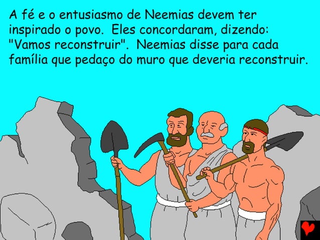 35 A grande muralha de Neemias / 35 the great wall of nehemiah ...