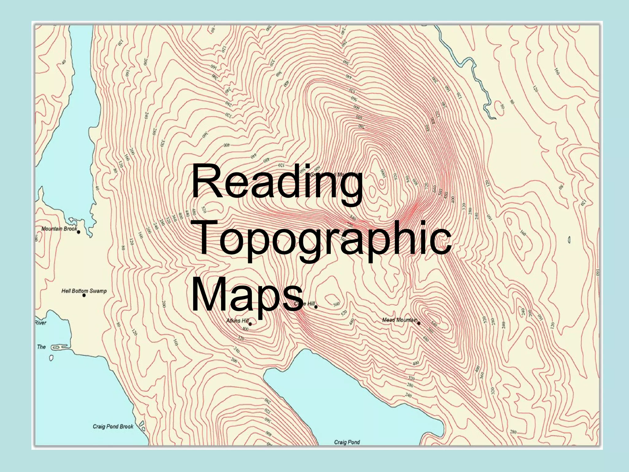 topographic maps | PPT