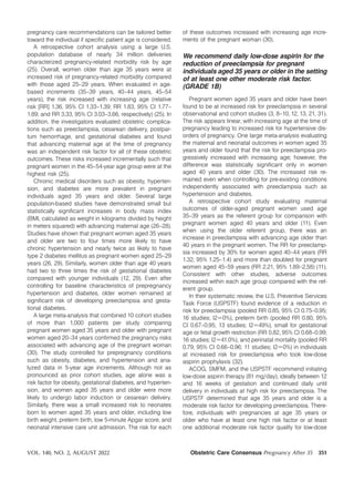 Mang thai ở từ tuổi 35 - Pregnancy at 35 years or older - ACOG SMFM ...