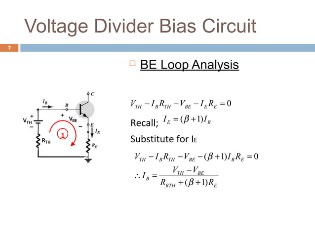 36.voltage divider bias | PPT