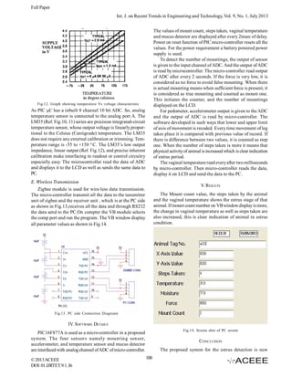 Automatic Estrus Detection System for Dairy Animals | PDF