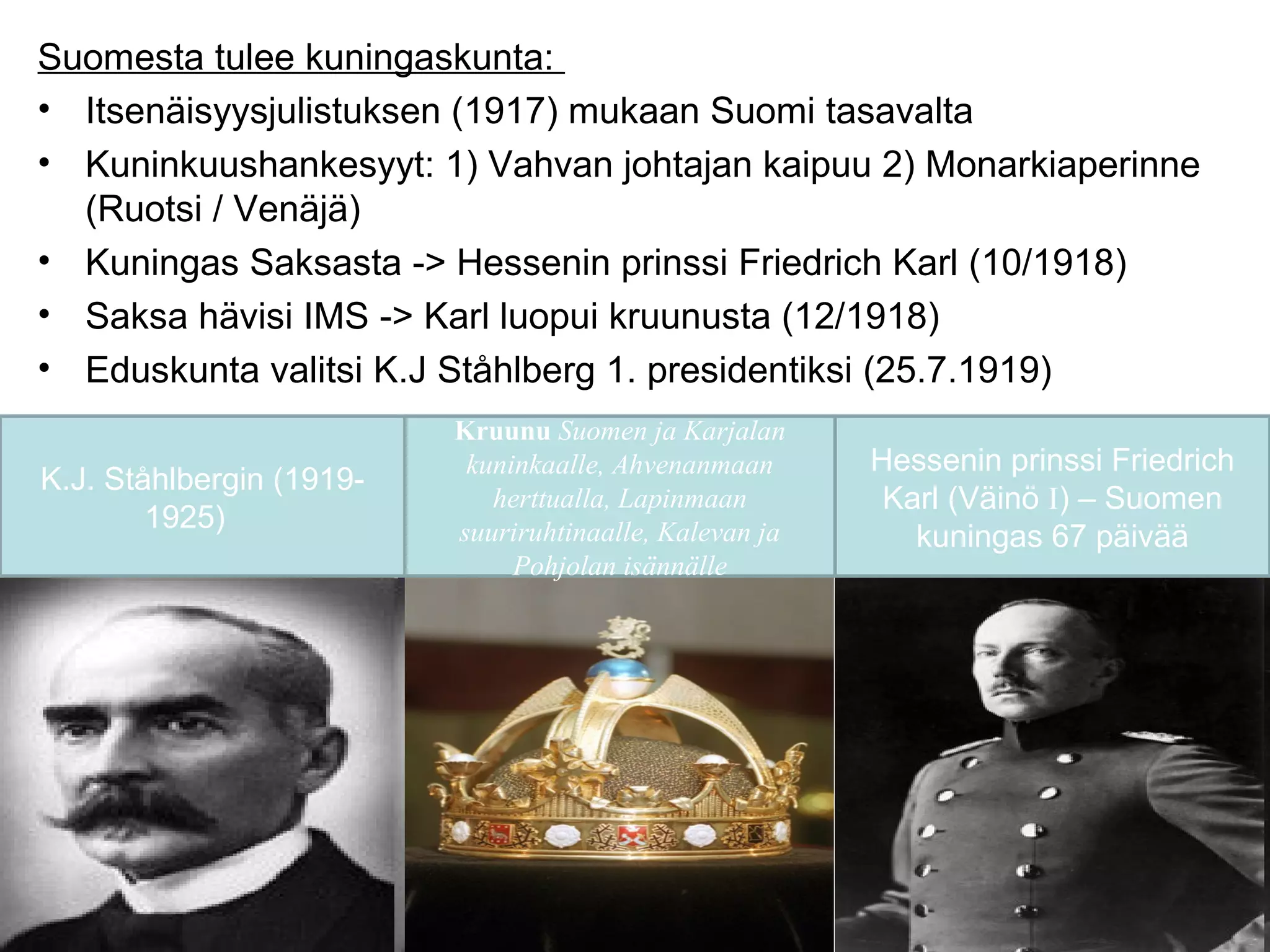 36. itsenäisen suomen ongelmia | PPT