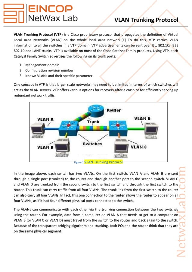 VLAN Trunking Protocol | PDF | Computer Networking | Computing