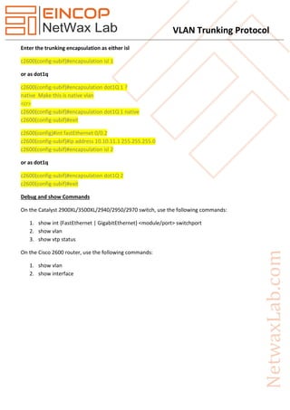 VLAN Trunking Protocol | PDF | Computer Networking | Computing