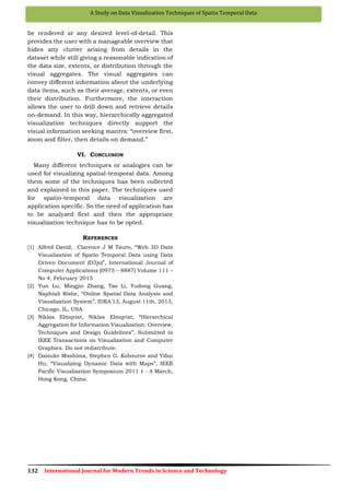 A Study on Data Visualization Techniques of Spatio Temporal Data | PDF