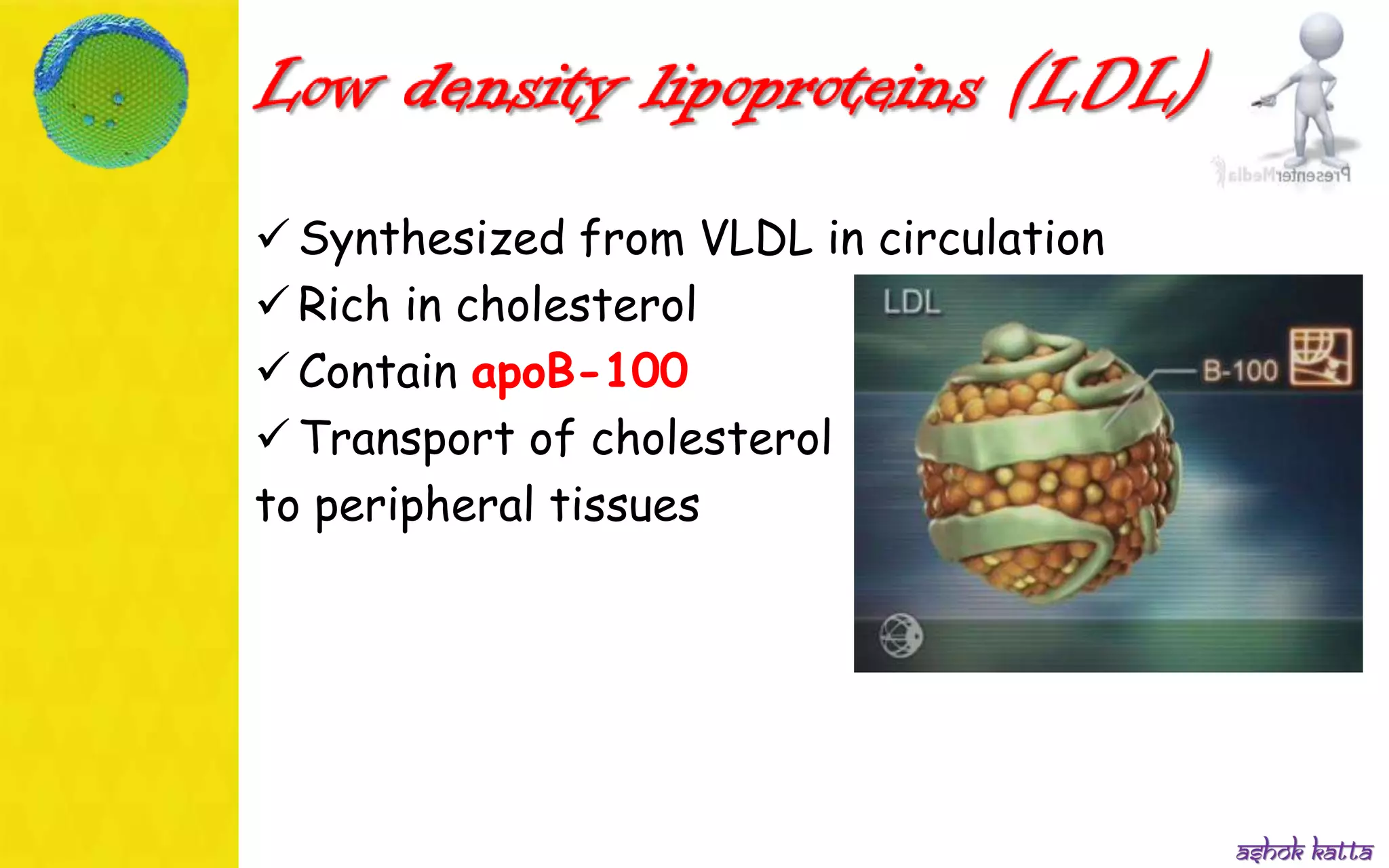 Lipoprotein metabolism - (transport of lipids in the Blood) | PPSX