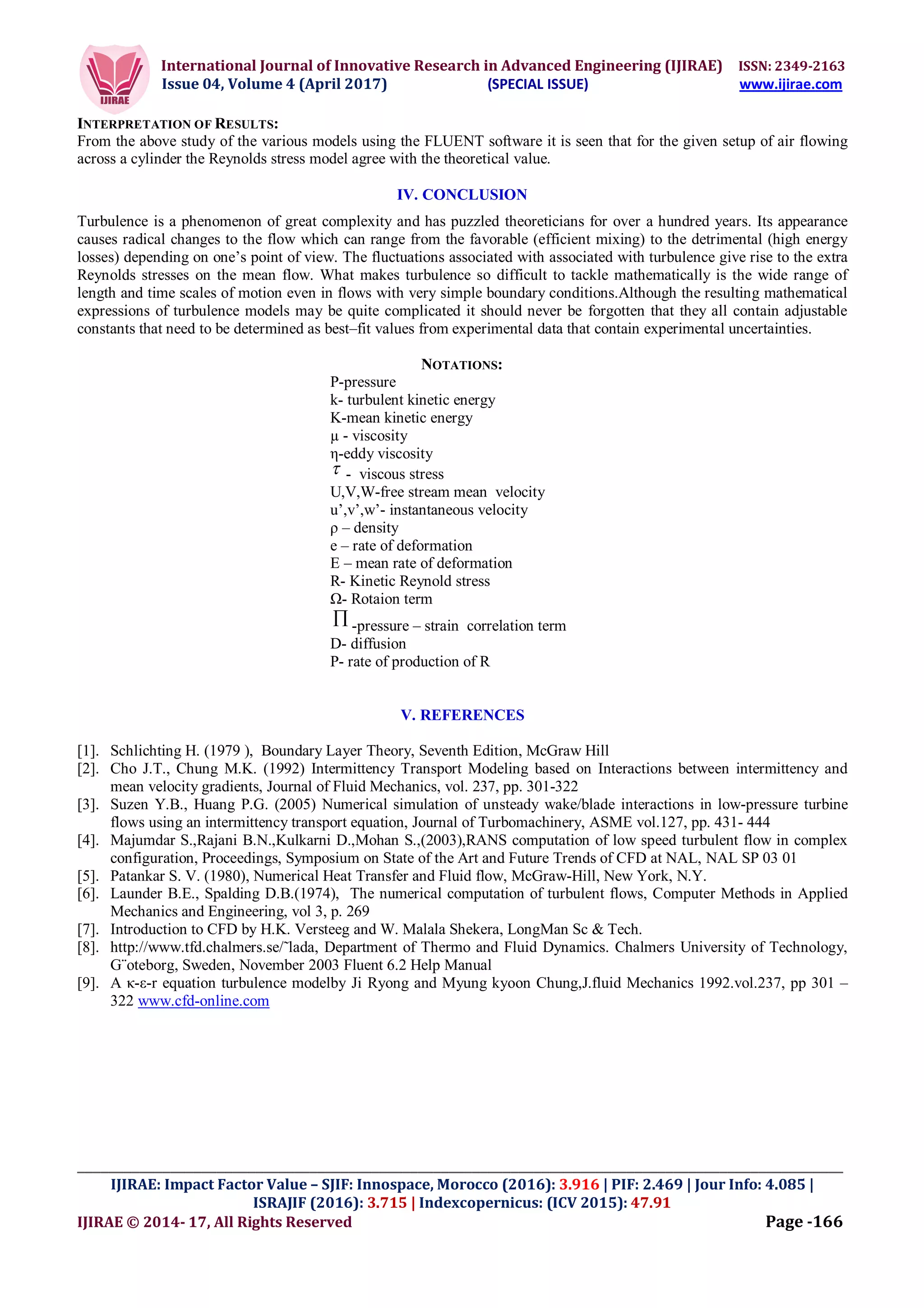 Computational Fluid Dynamics (CFD) - Approach to study Incompressible Boundary Layer flows with ...