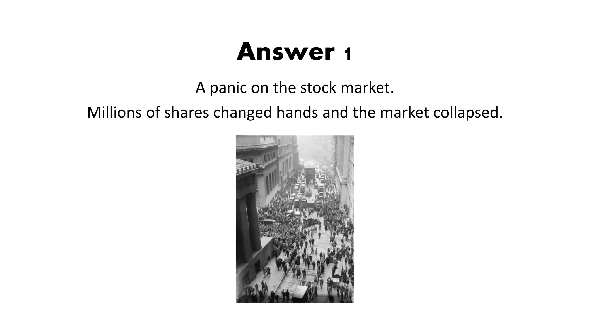 REVISION IGCSE CAMBRIDGE HISTORY: WALL STREET CRASH | PPTX
