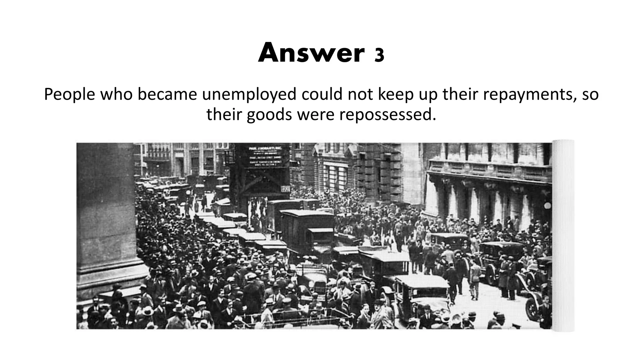 REVISION IGCSE CAMBRIDGE HISTORY: WALL STREET CRASH | PPTX