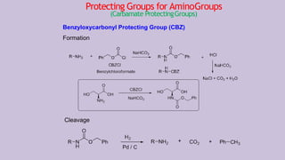 PROTECTINGANDBDEPROTECTING GROUPS IN ORGANIC SYNTHESIS [M.PHARM] | PPTX