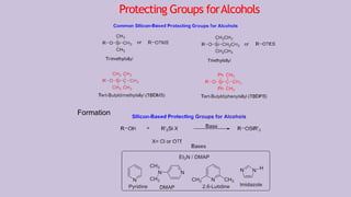 PROTECTINGANDBDEPROTECTING GROUPS IN ORGANIC SYNTHESIS [M.PHARM] | PPTX