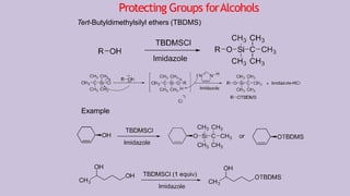 PROTECTINGANDBDEPROTECTING GROUPS IN ORGANIC SYNTHESIS [M.PHARM] | PPTX