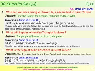 Al Quran (Chapter 36): Surah Yasin [One of the Names of Prophet ...
