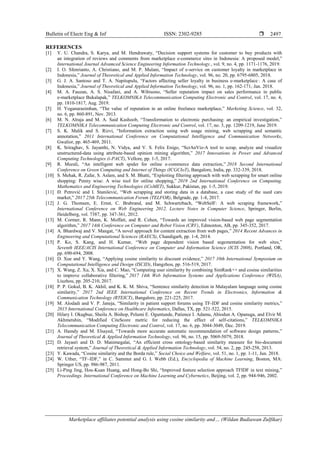 Marketplace affiliates potential analysis using cosine similarity and ...