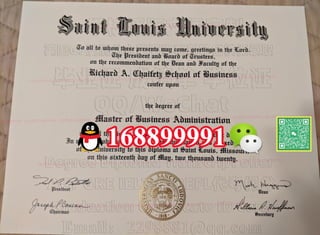 Saint Louis University degree offer diploma Transcript | PPT