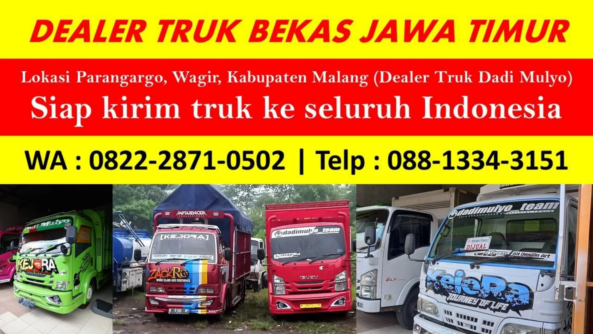 WA 082-228-710-502 Jual Truk Engkel Umplung Jakarta Surabaya | PPT