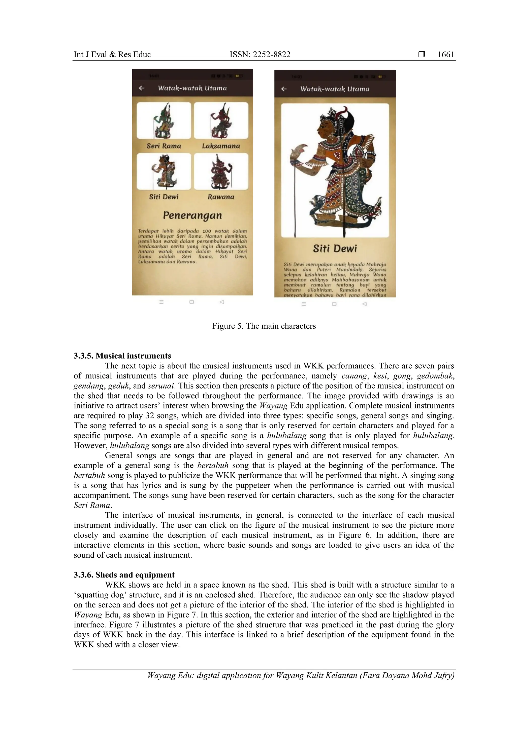 Wayang Edu: digital application for Wayang Kulit Kelantan | PDF