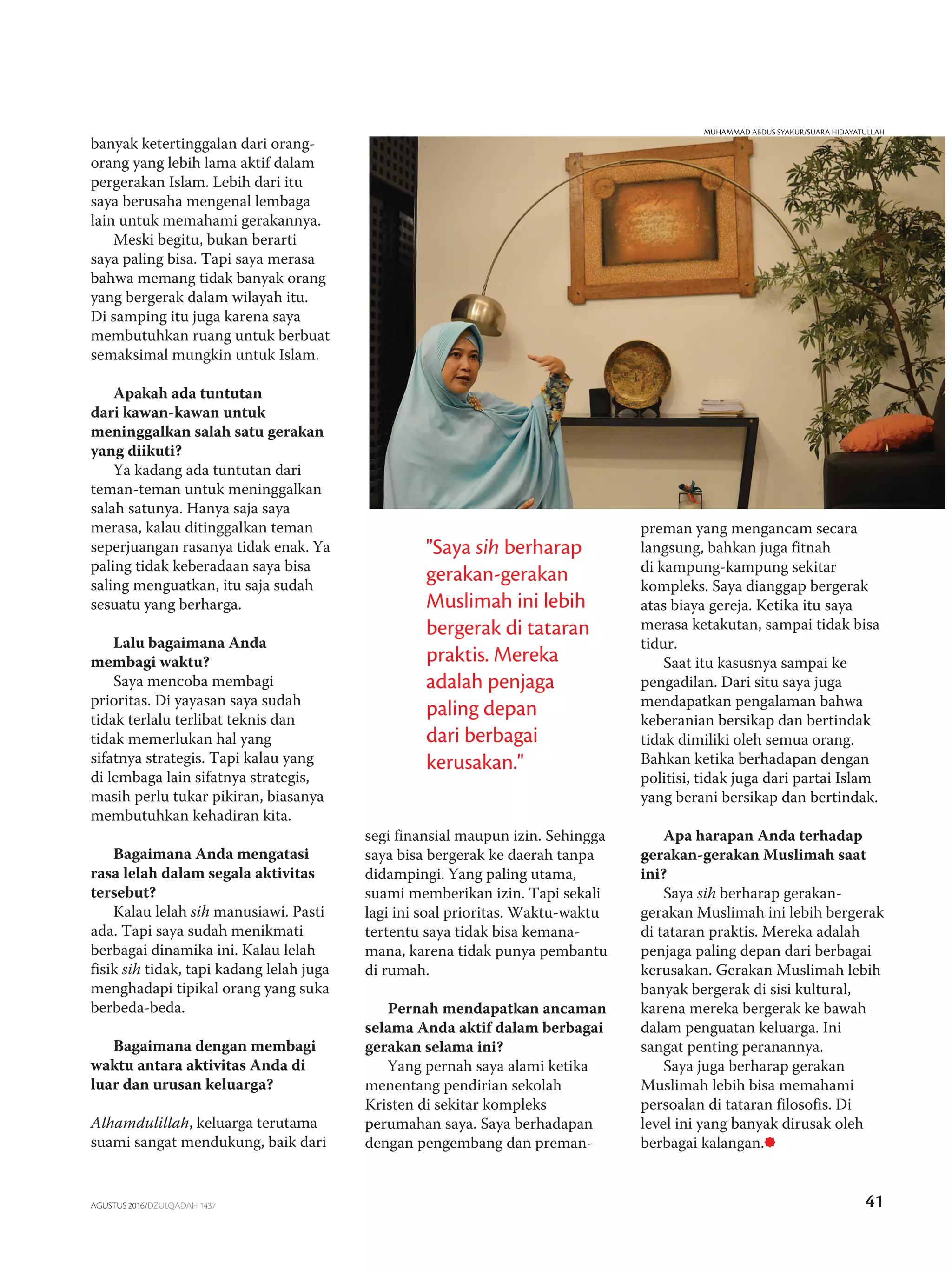 RUBRIK FIGUR MAJALAH HIDAYATULLAH | PDF