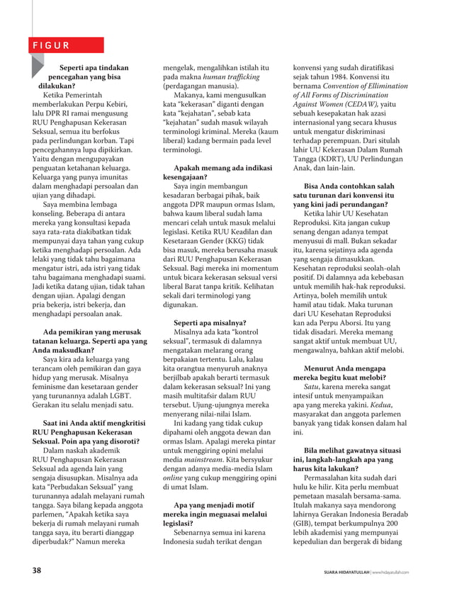 RUBRIK FIGUR MAJALAH HIDAYATULLAH | PDF