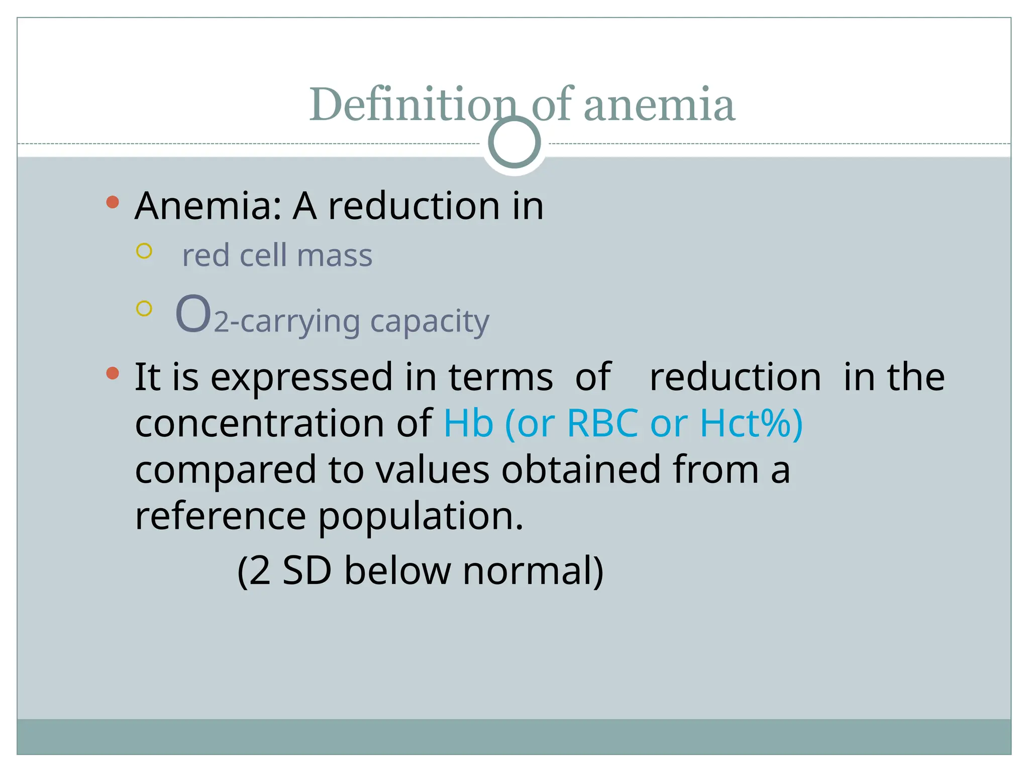 Anemia presentation good for students with basic information | PPT