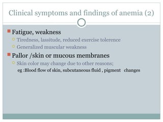 Anemia presentation good for students with basic information | PPT