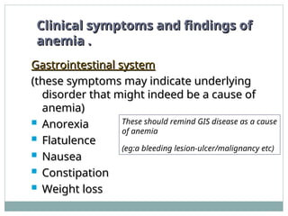 Anemia presentation good for students with basic information | PPT