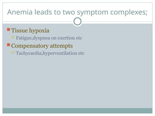 Anemia presentation good for students with basic information | PPT