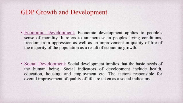 GDP Growth and its Importance | PPTX | Economy | Business and Finance