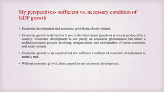 GDP Growth and its Importance | PPTX