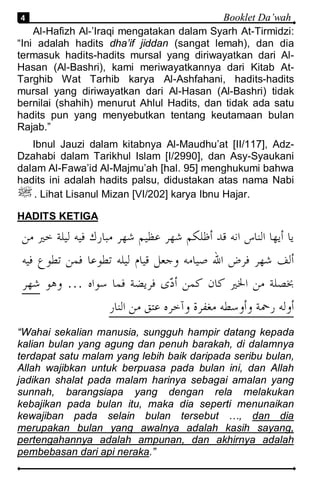36 hadits hadits palsu dan lemah yang sering disebut di bulan ramadhan ...