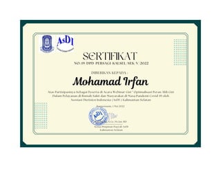 mohamad irfan | PPT