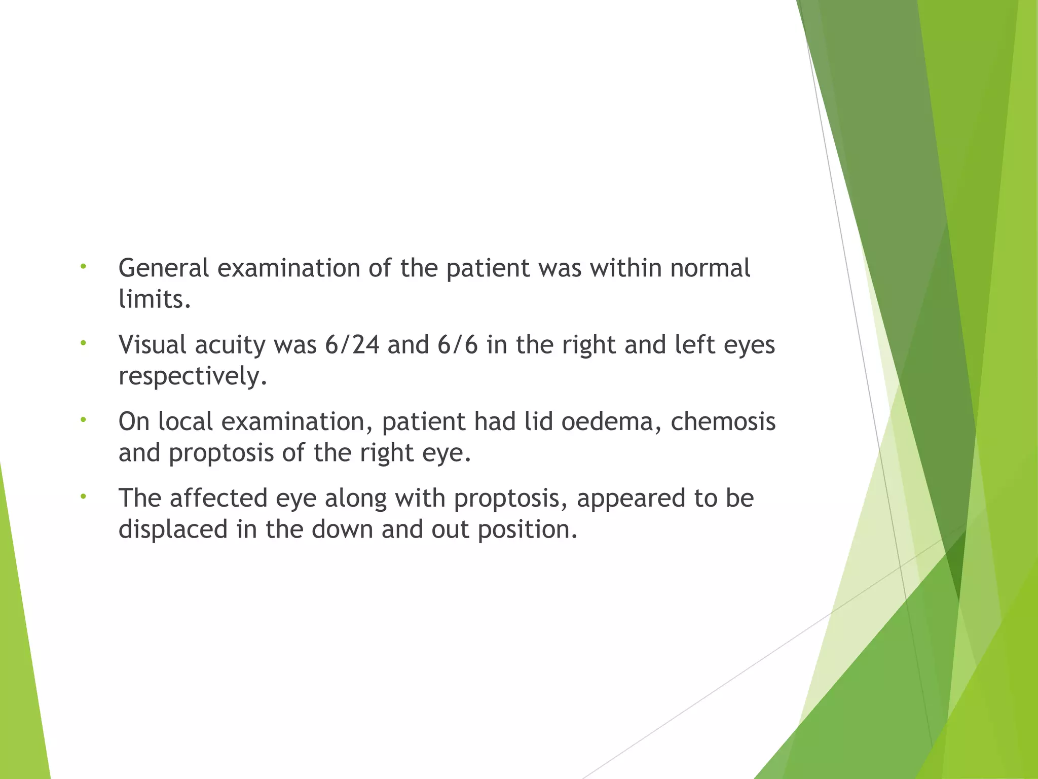 Orbital Hemorrhage Following Trivial Trauma | PPT