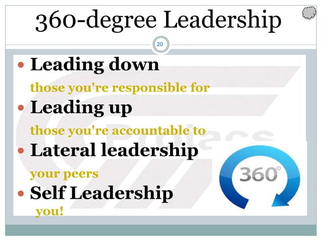 360 degree leadership skills - putting talent management into action | PPT