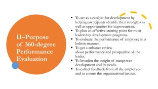 360 - Degrees Performance Evaluation - Najma Kazi | PPTX