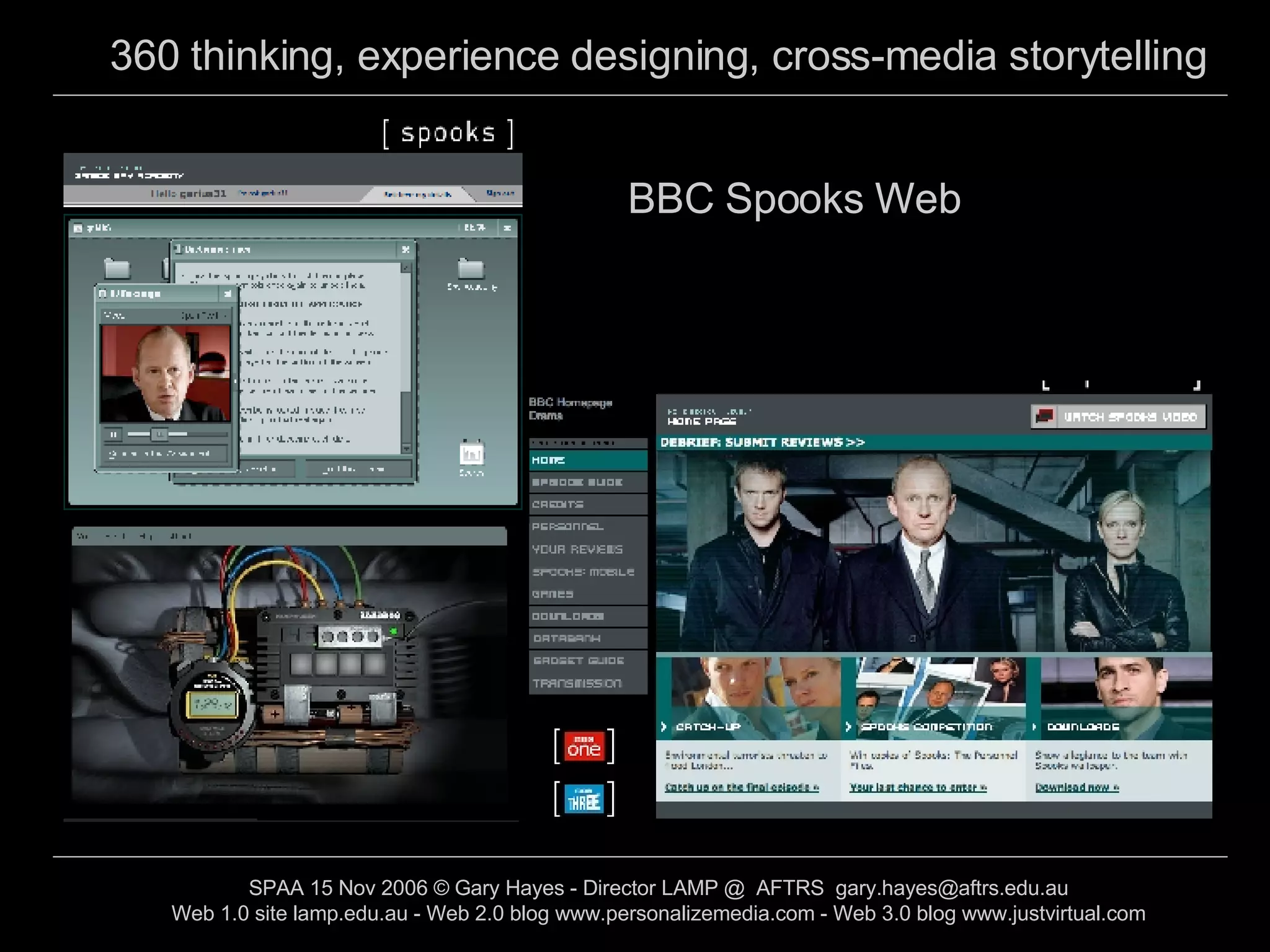 360 thinking, experience designing, cross-media storytelling | PPT