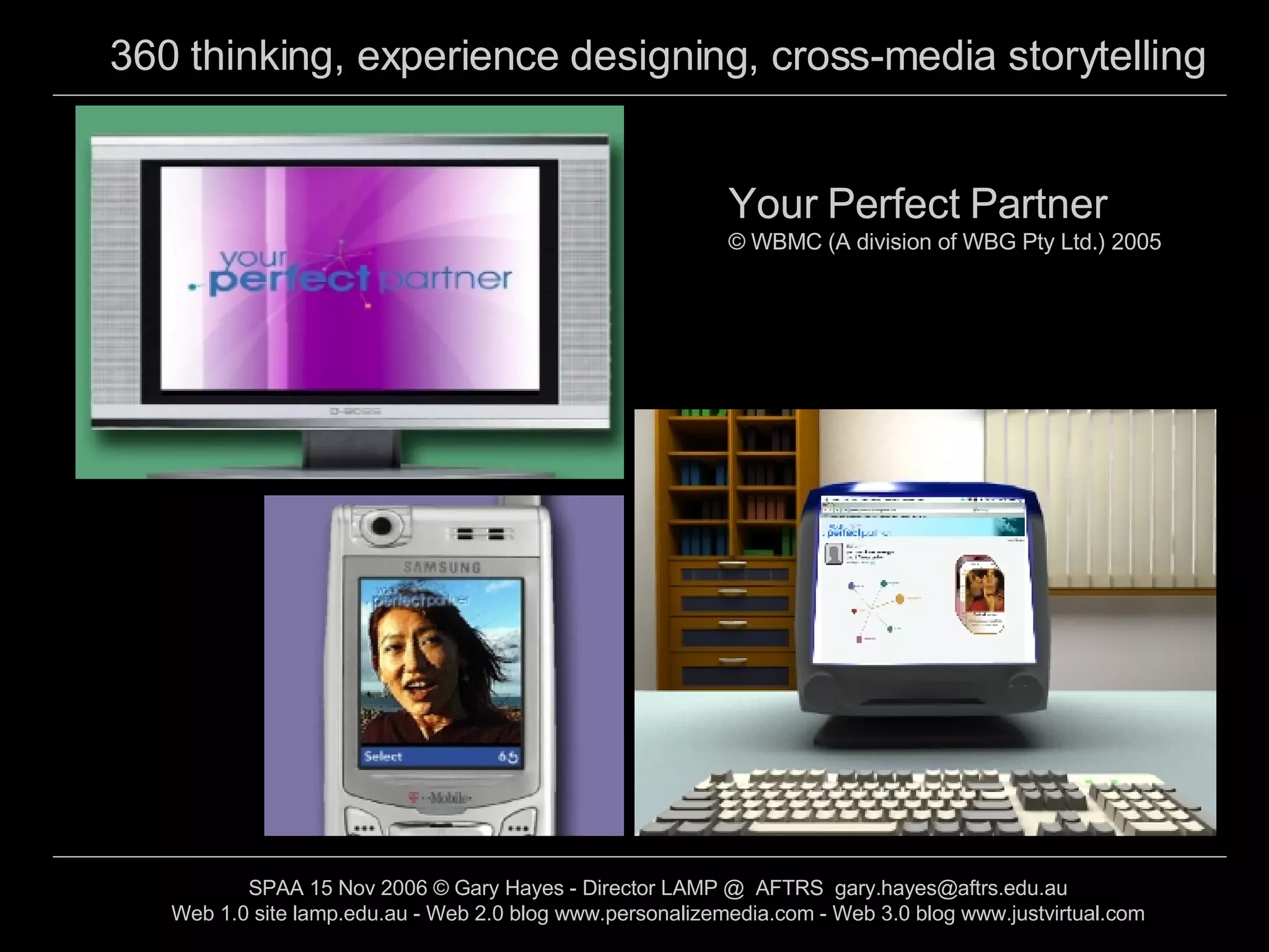 360 thinking, experience designing, cross-media storytelling | PPT