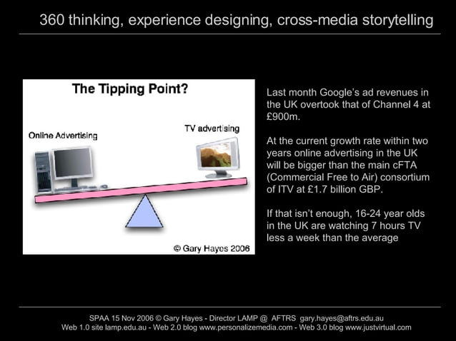 360 thinking, experience designing, cross-media storytelling | PPT