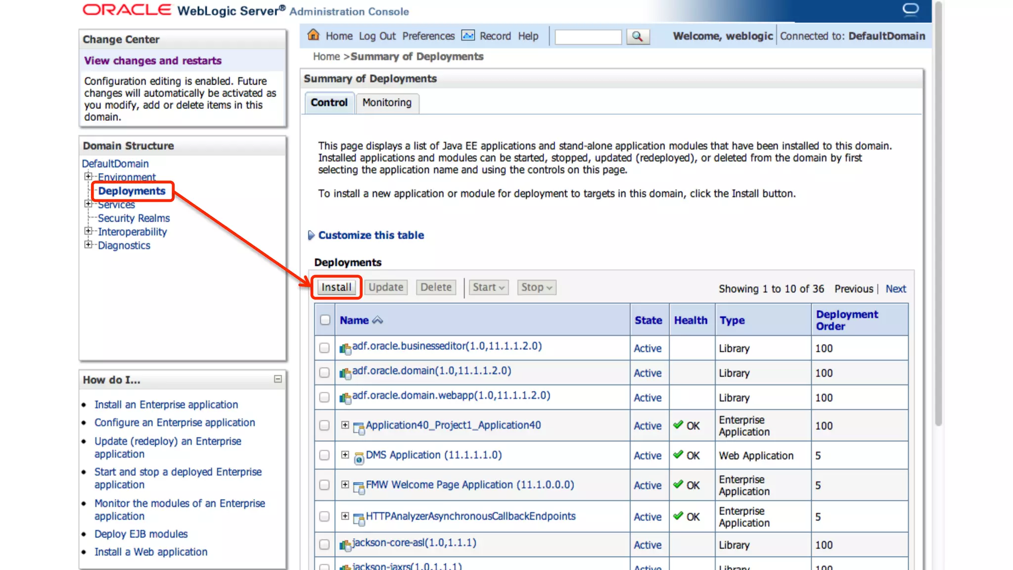 Oracle Adf Architecture Tv Deployment Deployment Options Ppt