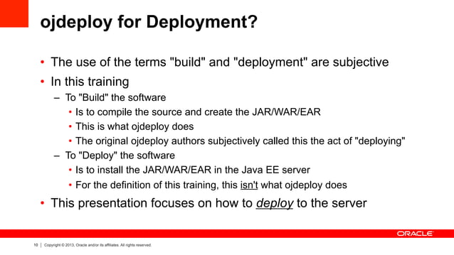 Oracle ADF Architecture TV - Deployment - Deployment Options | PDF