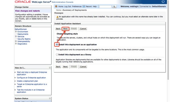Oracle ADF Architecture TV - Deployment - Deployment Options | PDF