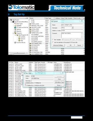 How to setup ACS Controller and Omron CJ2M PLC EtherNet/IP ...