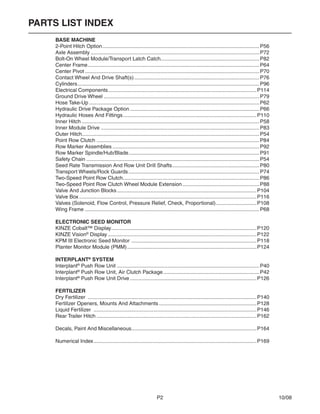 Kinze 3600 parts catalog | PDF