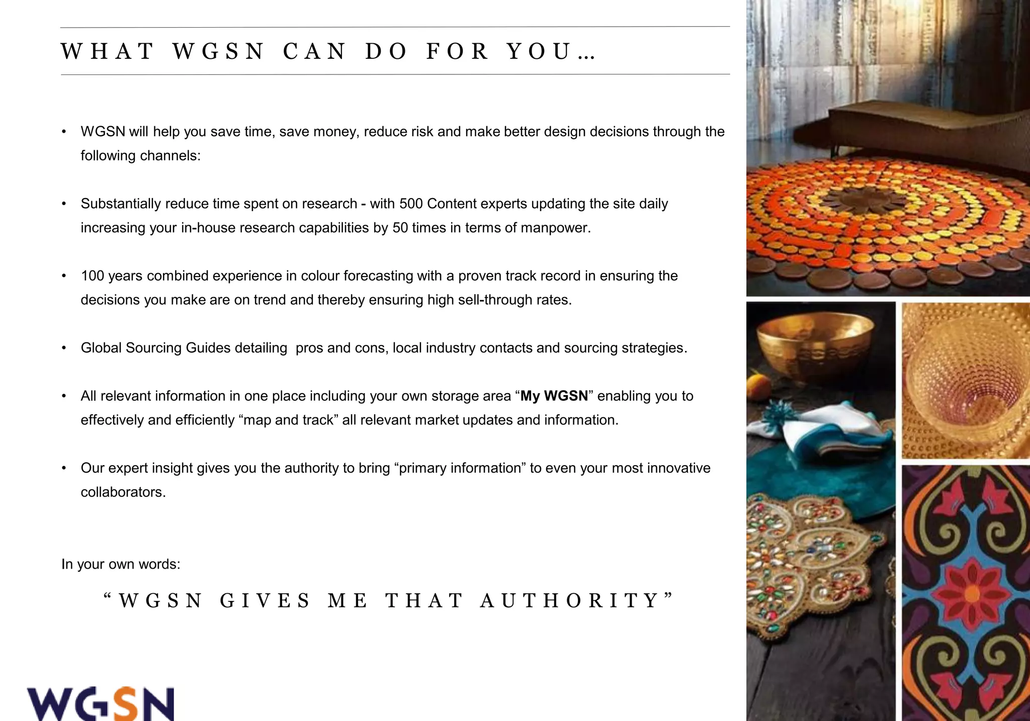 WGSN_Overview_V1 | PDF