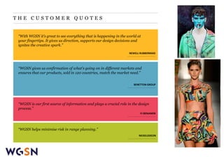 WGSN_Overview_V1 | PDF