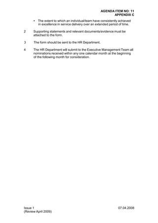 (360415798) hr long standing policy | DOCX